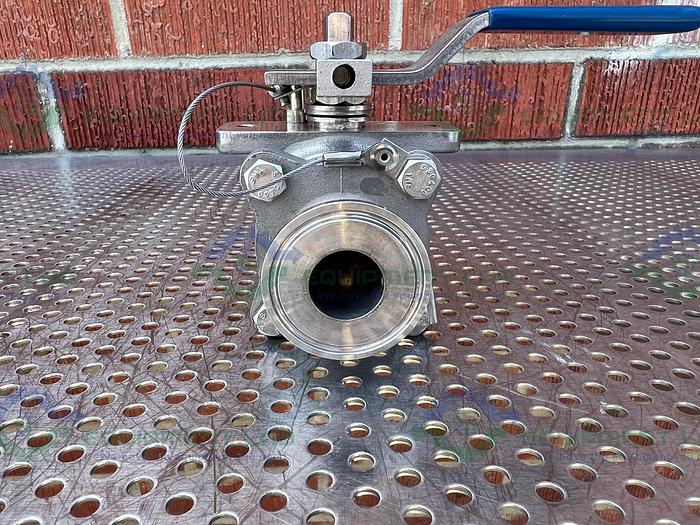 Used Pbm Sic E5x D F04d Stainless Steel Ball Valve W 1 Sani