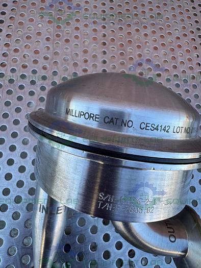 Used Millipore Stainless Steel Filter Housing 4.5" w/ Millipor...