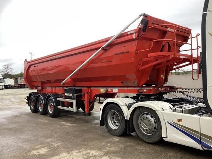 Used 2021 Fruehauf Tri Axle Steel Aggregate Tipping Trailer for Sal...