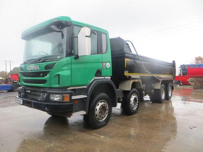 Used 2014 (14) Scania P410 8x4 Steel Tipper for Sale at Cormac Leon...
