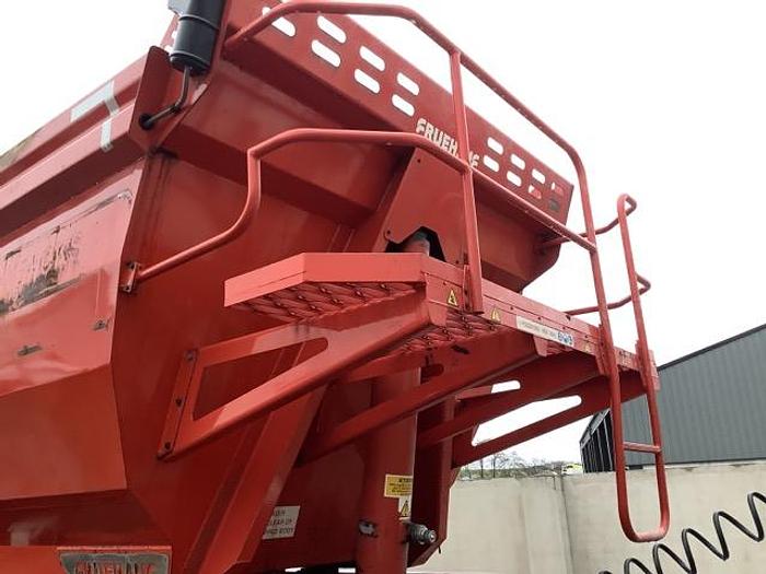 Used 2022 Fruehauf Tri Axle Steel Aggregate Tipping Trailer for Sa...