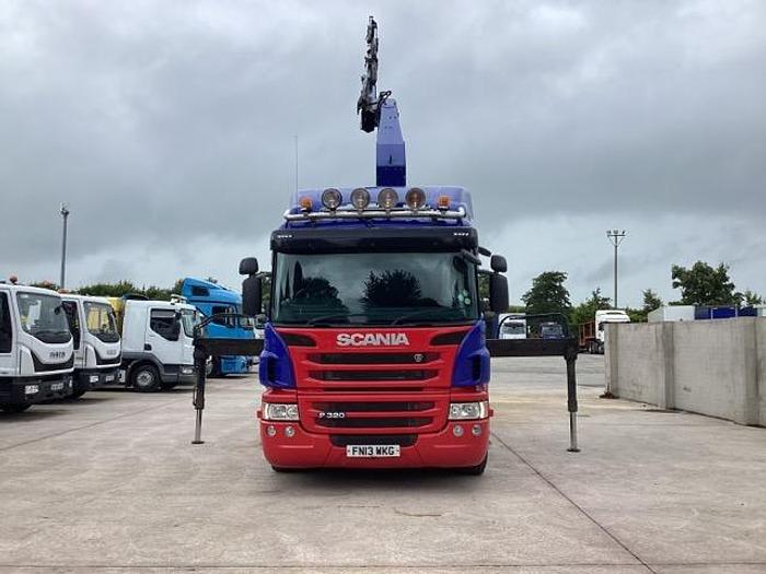 Used 2013 (13) Scania P320 6x2*4 Rearlift 26T Flatbed for Sale at C...