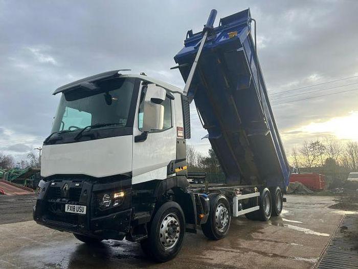 Used 2018 (18) Renault C430 8x4 Steel Tipper for Sale at Cormac Leo...