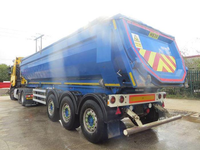 Used 2016 Kelberg Tri Axle Steel Aggregrate Tipping Trailer for Sa...