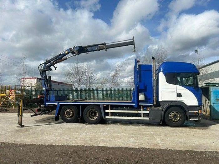Used 2016 (16) Scania G410 6x2 Rearlift 26T Flatbed for Sale at Cor...