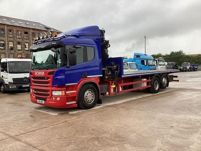 Used 2013 (13) Scania P320 6x2*4 Rearlift 26T Flatbed for Sale at C...