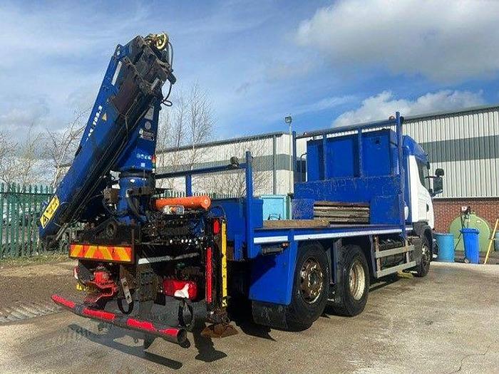Used 2016 (16) Scania G410 6x2 Rearlift 26T Flatbed for Sale at Cor...