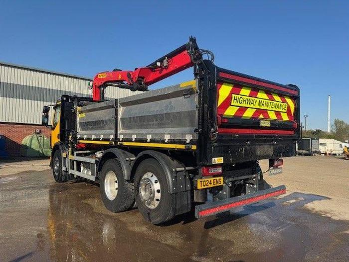 Used 2024 Volvo FE350 6x2 Rearlift 26T Dropside Tipper Grab for Sal...
