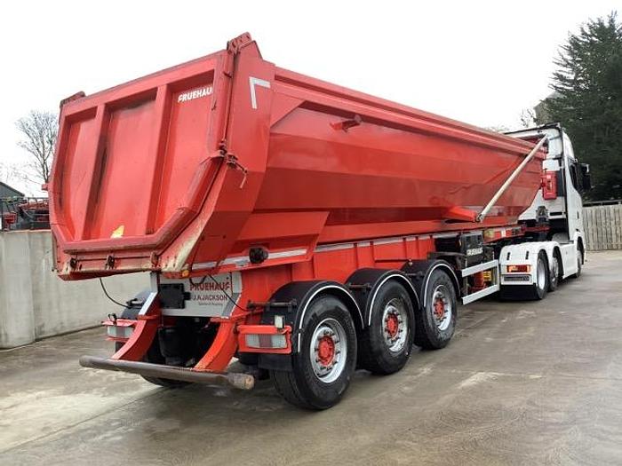 Used 2021 Fruehauf Tri Axle Steel Aggregate Tipping Trailer for Sal...