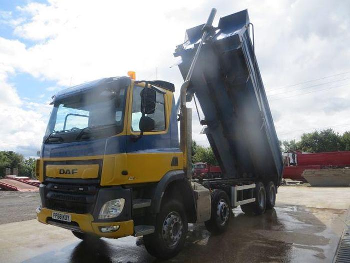 Used 2018 (68) DAF CF450 8x4 Steel Tipper for Sale at Cormac Leonar...