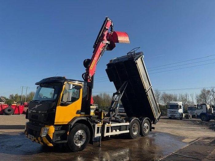 Used 2024 Volvo FE350 6x2 Rearlift 26T Dropside Tipper Grab for Sal...