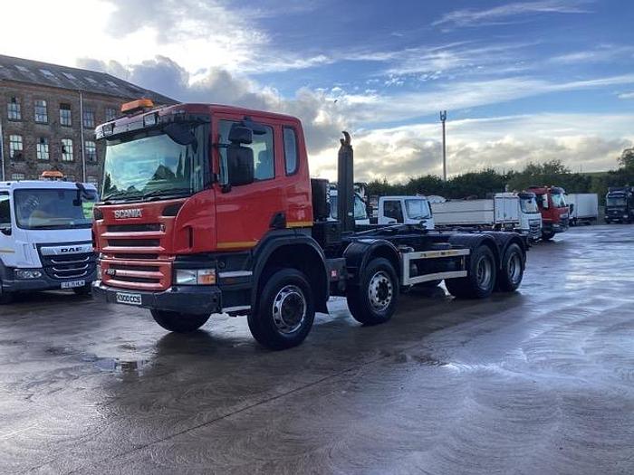 Used 2008 Scania P380 8x4 Hookloader for Sale at Cormac Leonard Com...