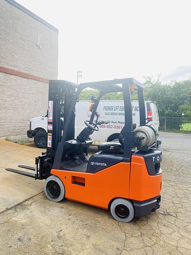 2020 Toyota 8FGCU15 Forklift | 3,000 lb LPG | Peel Region