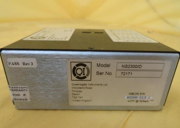 Used Queensgate NS2300/D Position Sensor Unit Nikon 4S288-213-1 NSR...