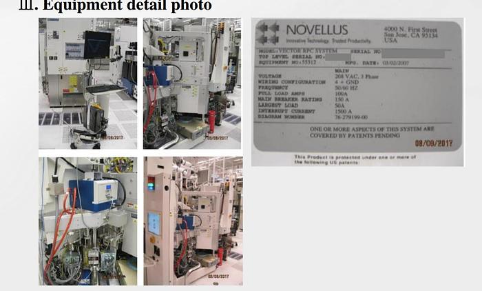 Used Novellus C3 Vector Express AHM PECVD for Sale at Tara Semicond...