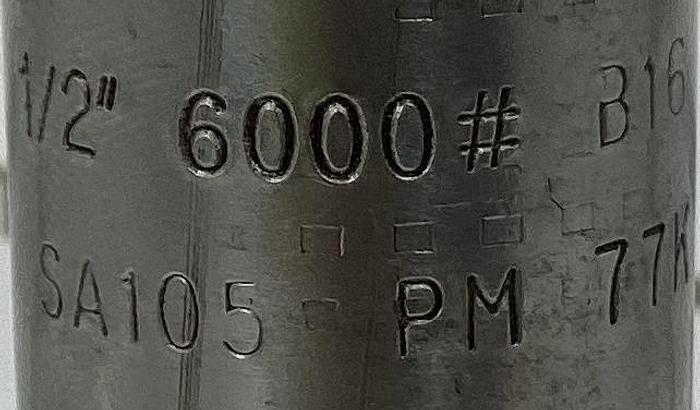 New Coupling, THD, 1/2"x6", 6M, SA105 for Sale in Pennsylvania