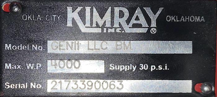 New LLC, Kimray, Gen2, 2", 4000# for Sale in Pennsylvania