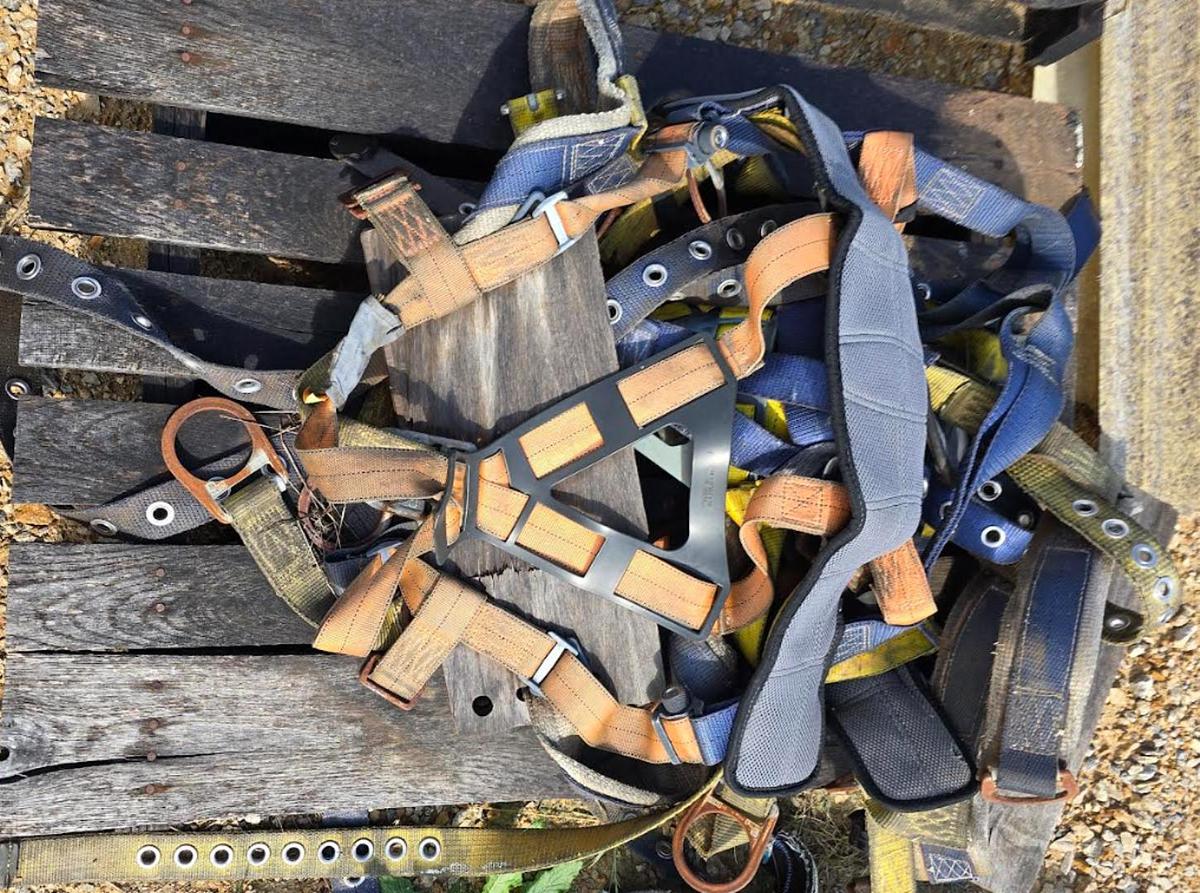 Used Industrial Safety Harnesses - 3 pallets for Sale at Showtime ...