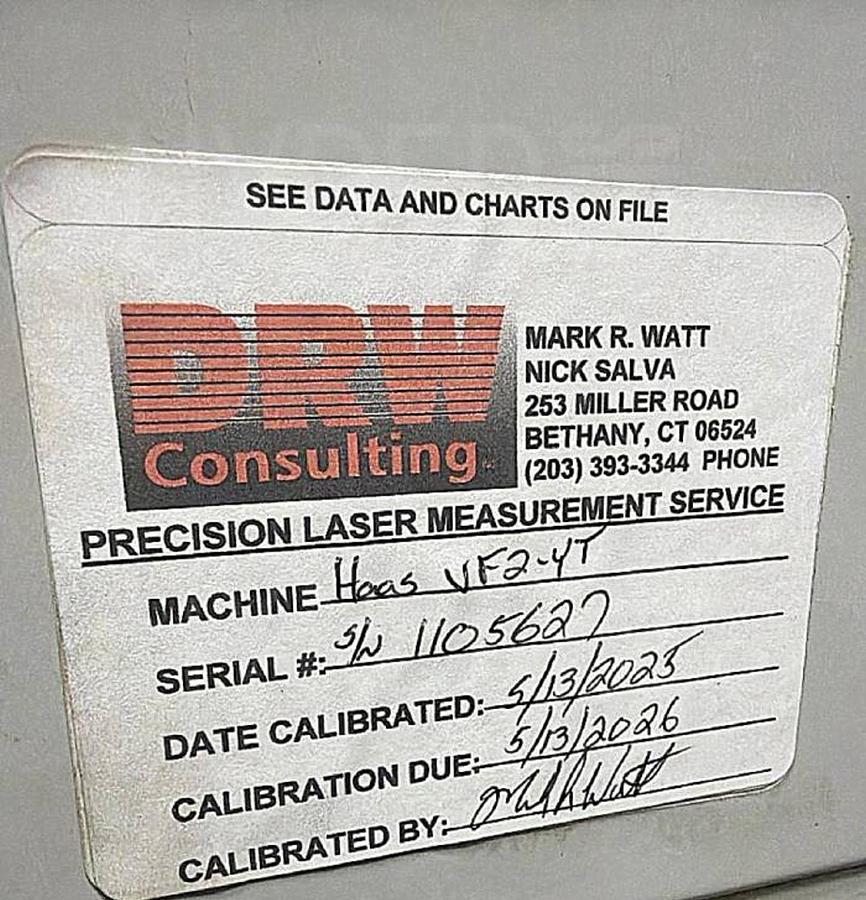 Used 2013 HAAS VF-2YT CNC Vertical Machining Center for Sale at ...