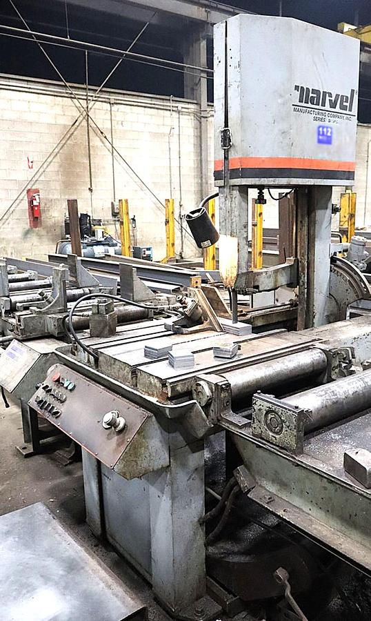 Used MARVEL 18" X 20" 81A11-PC MITER HEAD AUTOMATIC FEED VERTICAL BAND SAW for Sale at ...