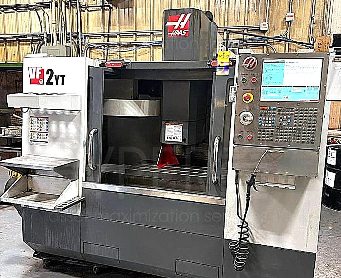 Used 2013 HAAS VF-2YT CNC Vertical Machining Center for Sale at ...
