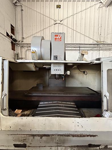 Used 2008 Haas Vf 7 Cat 50 4 Axis Cnc Vertical Machining Center With Hrt 450 Rotary Table For Sal