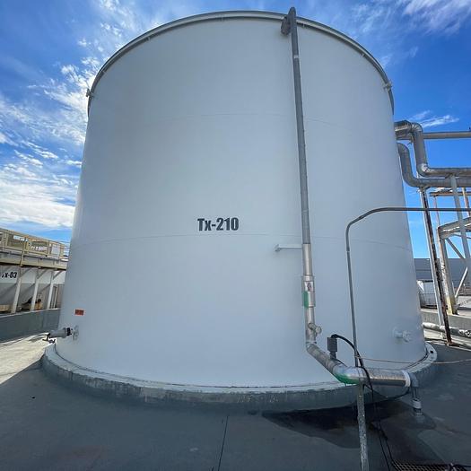 Used Used Fisher Tank Company 193,000 gallon carbon steel vertical tank ...