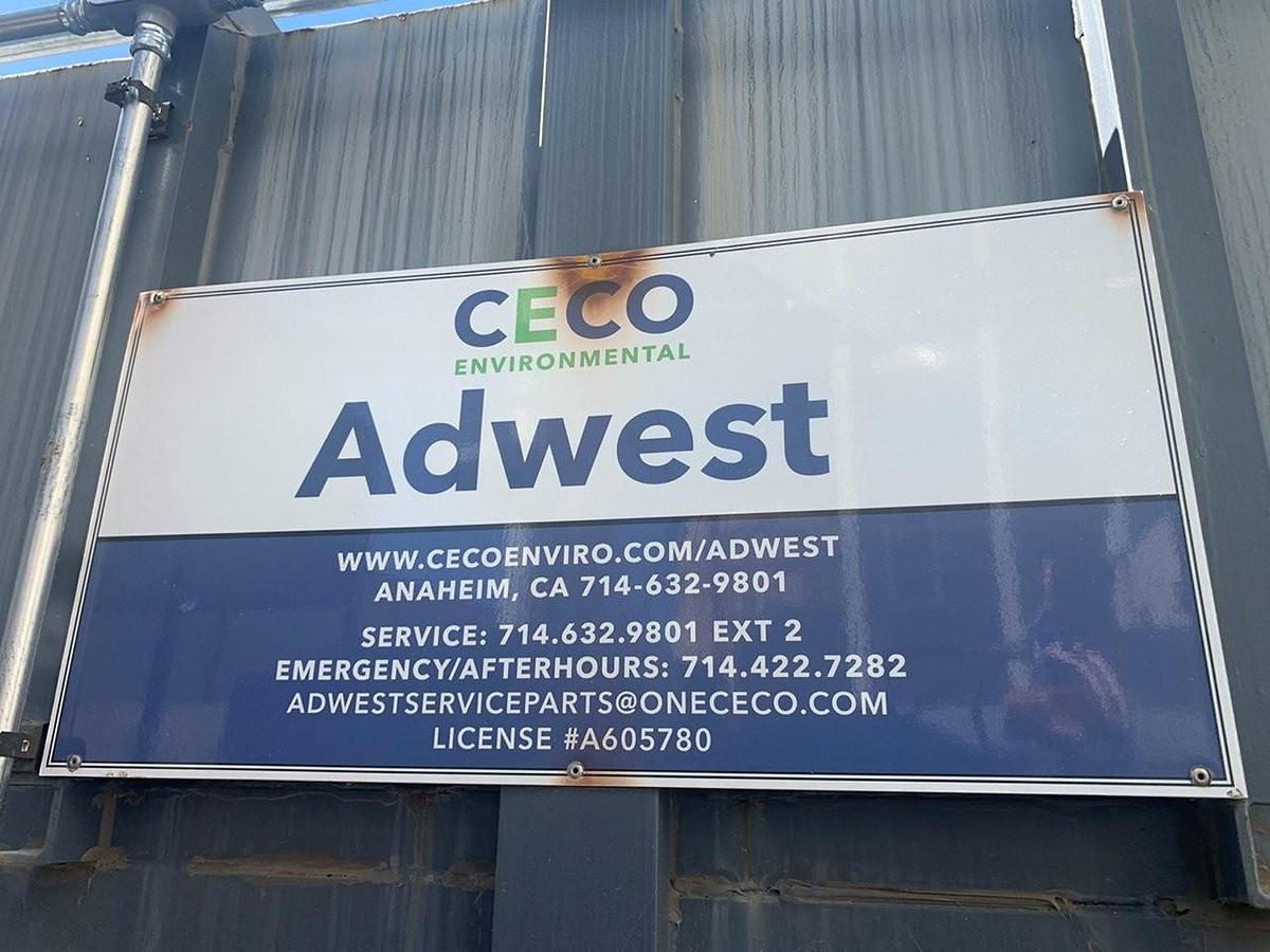 Used Used CECO Adwest RETOX Regenerative Thermal Oxidizer System for ...
