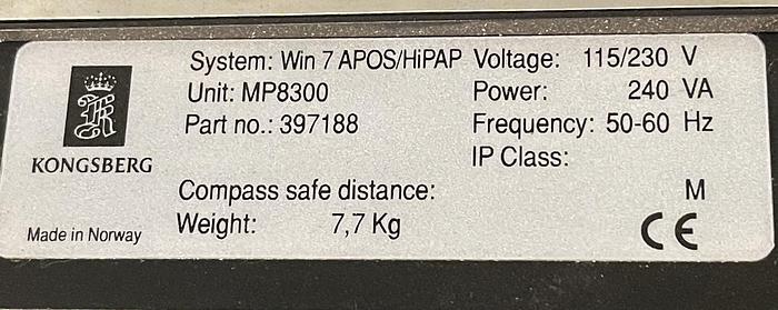 Used Kongsberg Simrad Hipap 500 for Sale at Heeyas Limited