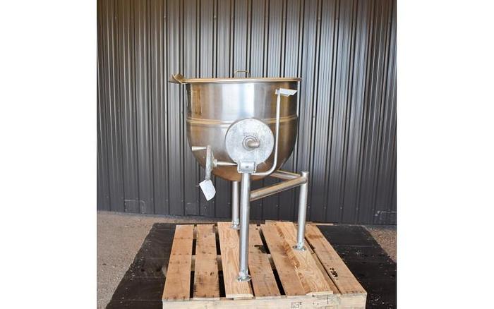 Used Sold USED 40 GALLON JACKETED TANK (TILTING KETTLE), STAINLESS ...