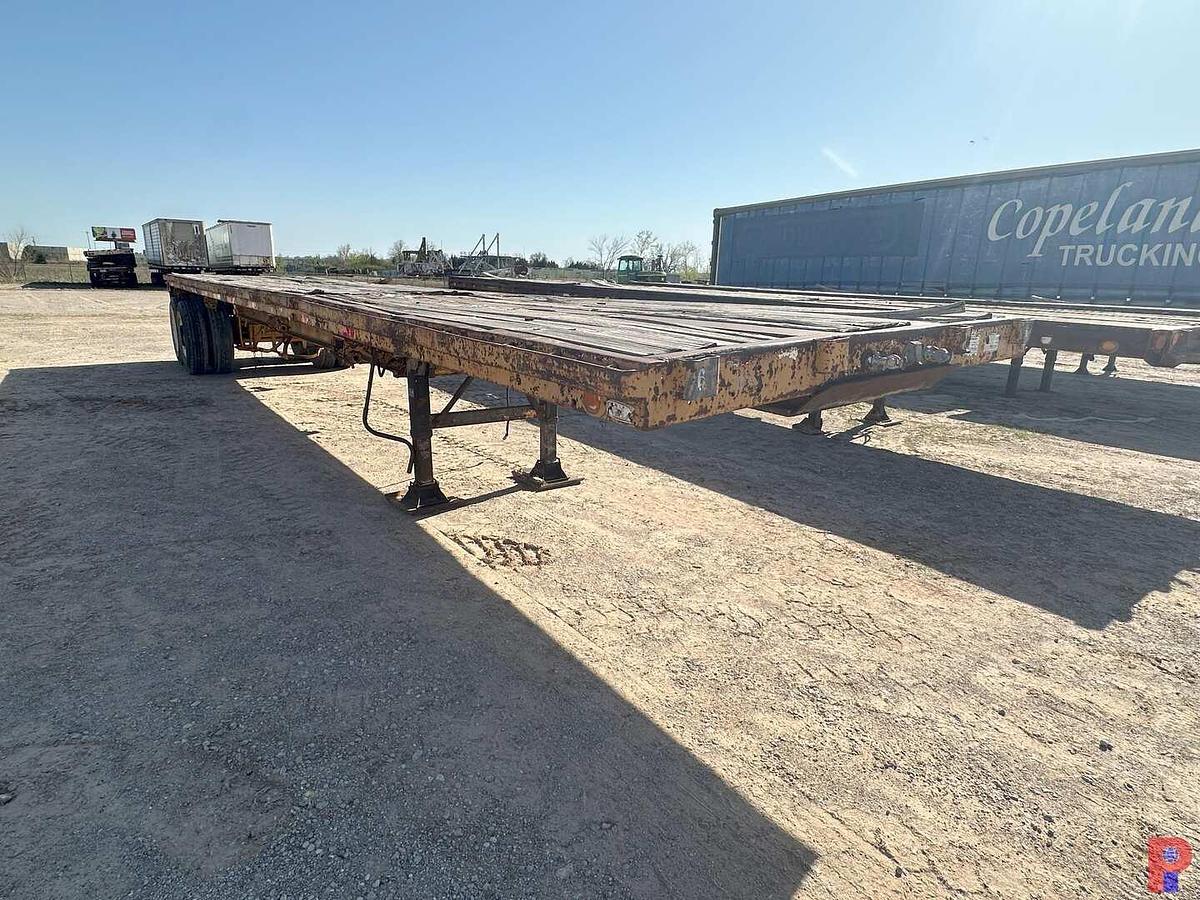 Used 1966 HOBBS T/A EXTENDABLE FLATBED TRAILER for Sale in Oklahoma...