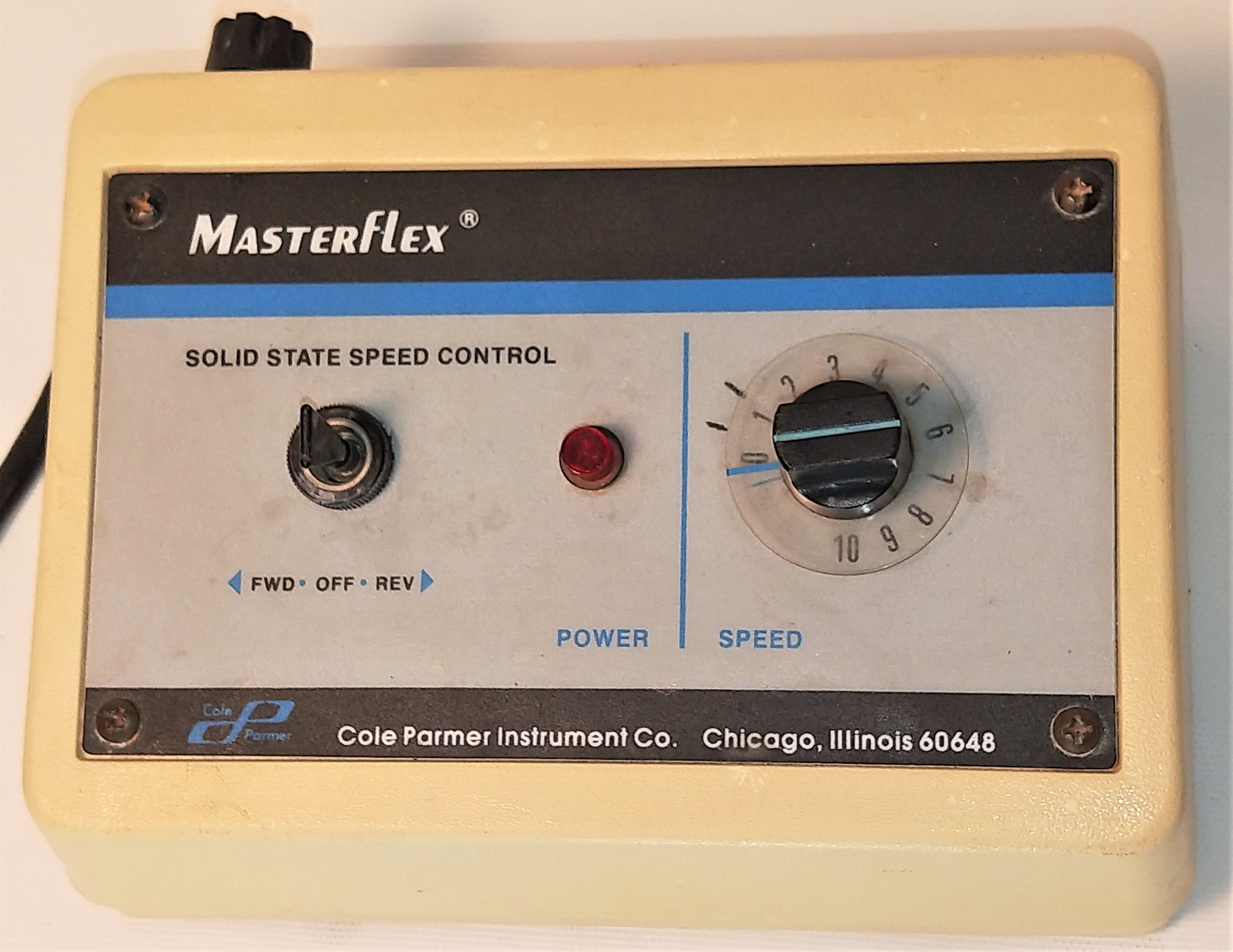 Used Cole-Parmer Masterflex 7553-30 Pump Drive with Solid State Speed ...