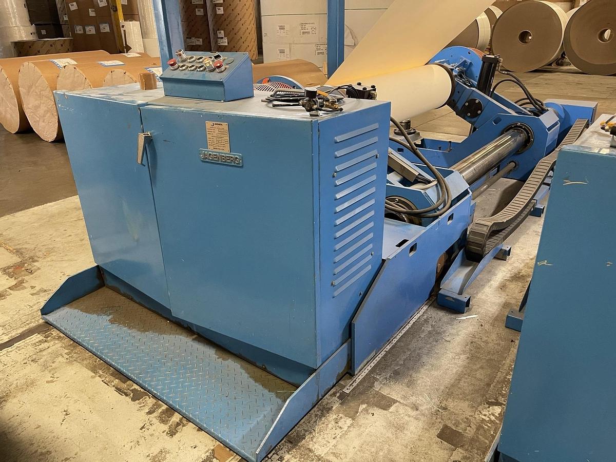 87" JAGENBERG SHAFTLESS FLOOR PICK UP UNWIND STAND MDL SE-15 ...