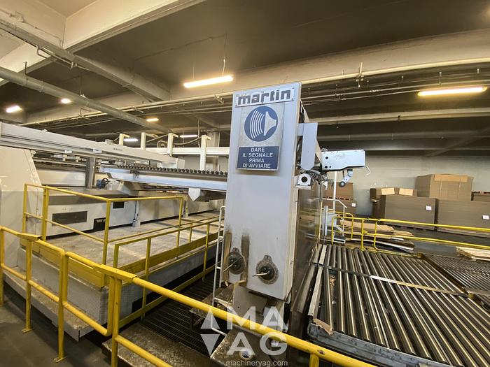 Used BENDAZZOLI Jumbo Printer-Slotter 2 color+Rapidex Stitcher for Sale ...