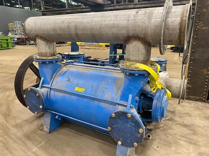 Used NES MODEL 2BE 42 2BE3426-2BY3-3 SINGLE STAGE VACUUM PUMP for S...