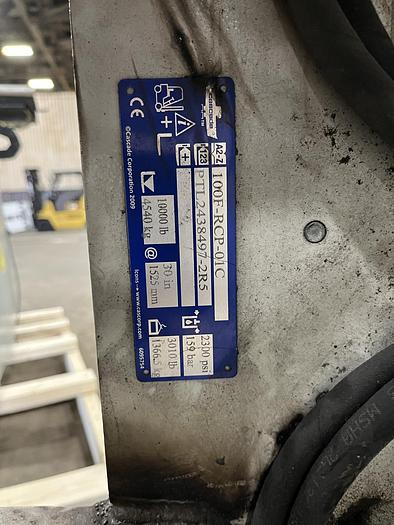 Used CASCADE 100F-RCP-01C 60" DIAMETER ROLL CLAMP CLASS IV MFG...