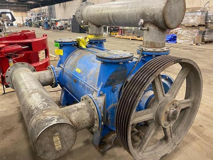 Used NES MODEL 2BE 42 2BE3426-2BY3-3 SINGLE STAGE VACUUM PUMP for S...