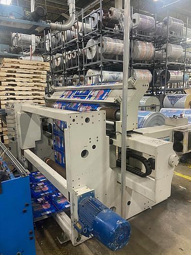 Used 63" ASHE SAPPHIRE S2 DUPLEX SLITTER REWINDER CANTILEVERED...