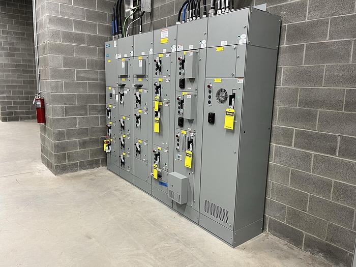Used SIEMENS TIASTAR MCC SECTION WITH DRIVES MANUFACTURED 2018 (MAN...