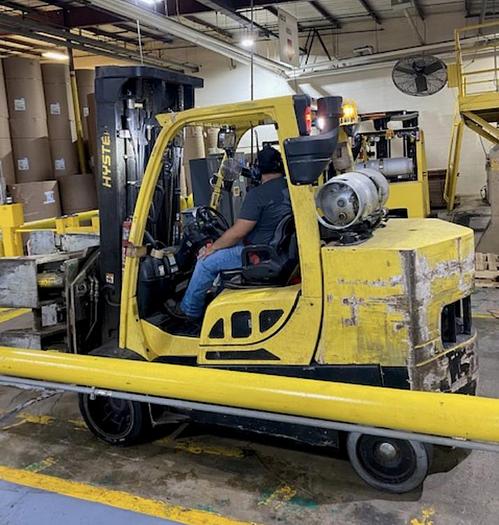 Used 12,000 POUND CAPACITY HYSTER MODEL S120FTPRS 60" CASCADE ...