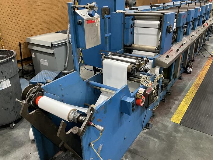 Used 13" AQUAFLEX 7 COLOR FLEXO PRESS WITH SHEETER for Sale at...