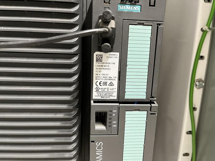 Used SIEMENS TIASTAR MCC SECTION WITH DRIVES MANUFACTURED 2018 (MAN...