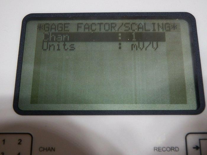 Used Vishay Instruments P3 Portable Strain Gauge Indicator Recorder