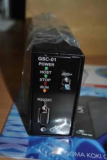 Used Sigma Koki one axis stage controller GSC-01 & Stepping mot...