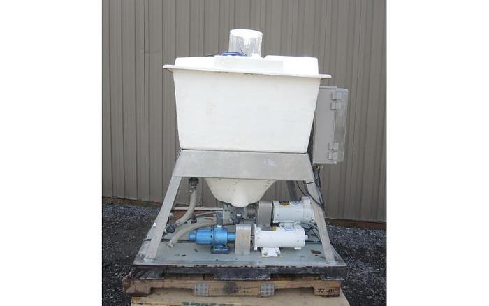 Used USED DRY POLYMER BATCH MIXER, CAPACITY: 50 USG for Sale at Carter ...