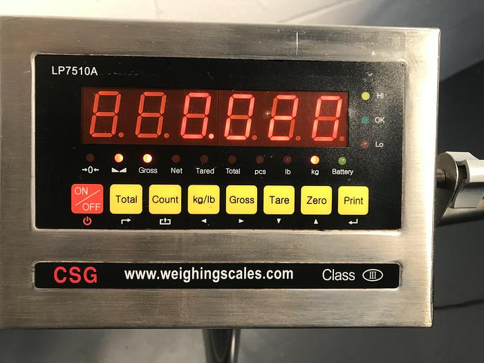 Used Sold CSG Floor Scales at GlobePack Equipment