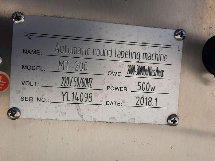 Used Labeler, Pressure Sensitive, Sofitec, Mdl MT-200, Conveyor # ...