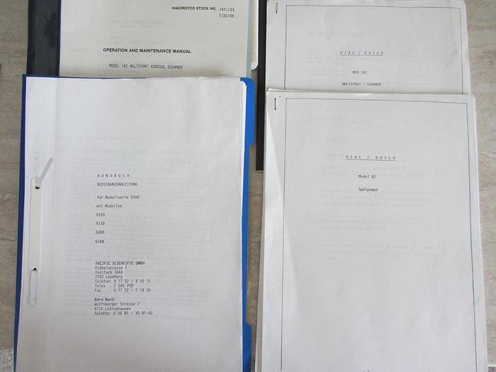 Used HIAC Model 5120 Particle Counter for Sale at Tara Semiconducto...