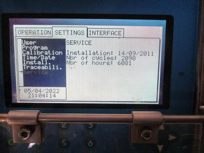 D'occasion 2007 AES Laboratoire / BIOMERIEUX MASTERCLAVE 60 à vendre à ...