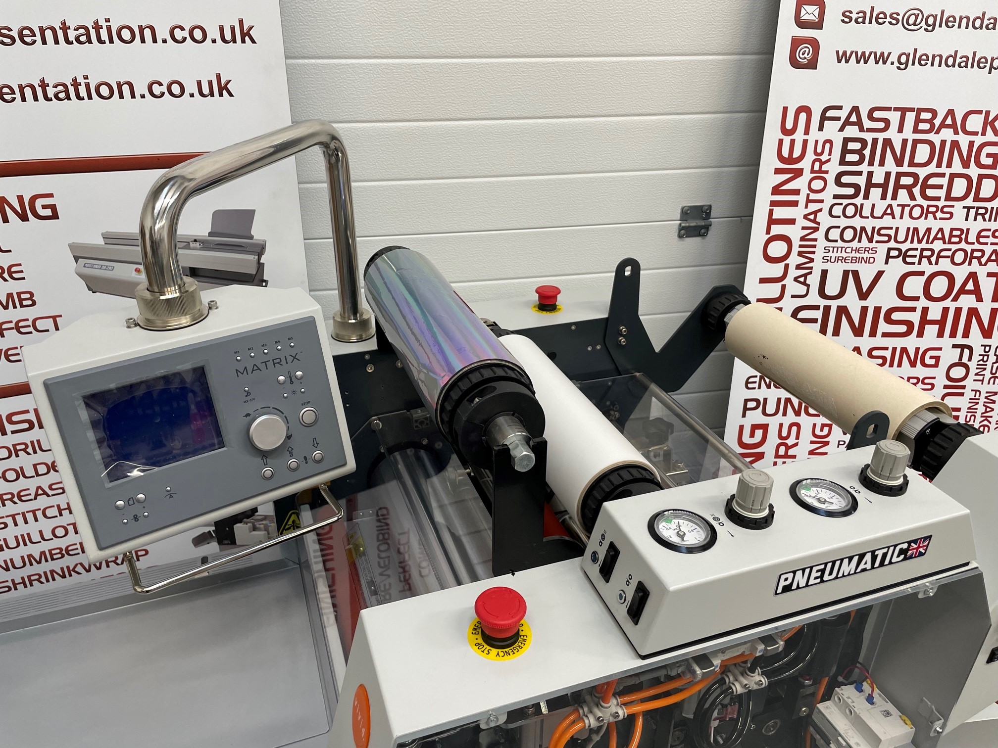 Used Matrix 370P Laminator with Digital Foiling